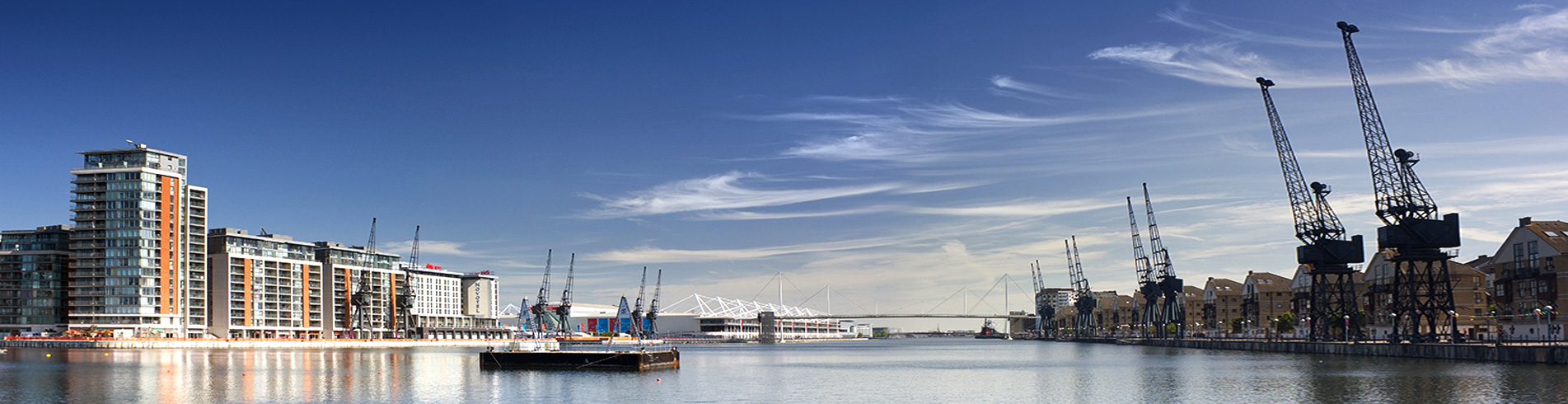 view-from-the-beach - London's Royal Docks